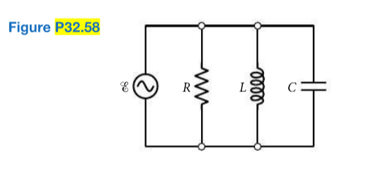Solved Consider the parallel RLC circuit shown in Fig. | Chegg.com