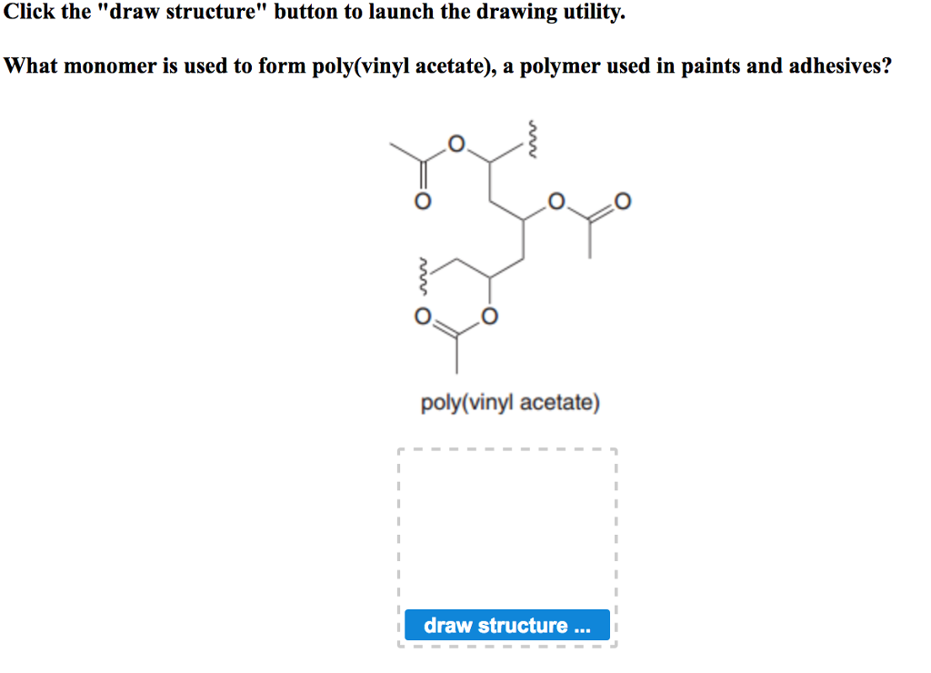 Solved Click the "draw structure" button to launch the | Chegg.com