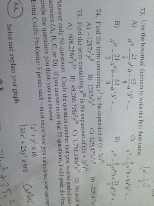Solved Answer only 50 questions. Circle the question number | Chegg.com