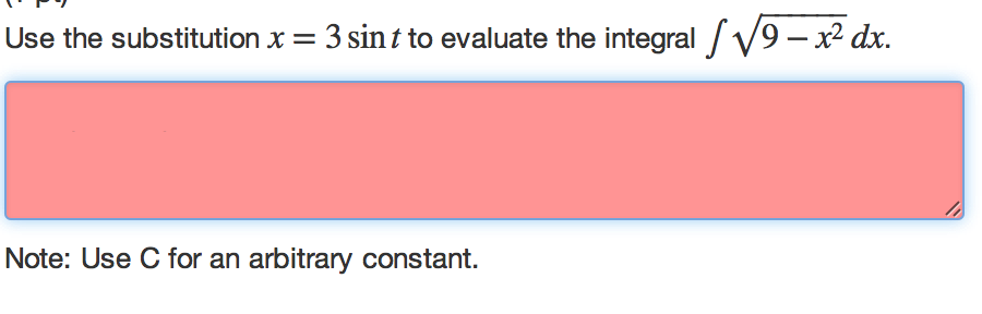 Solved Use The Substitution X 3 Sint To Evaluate The Chegg solved-use-the-substitution-x-3-sint-to-evaluate-the-chegg