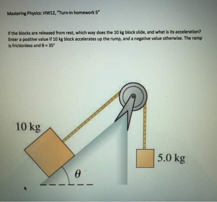 Solved If the blocks are released from rest, which way does | Chegg.com