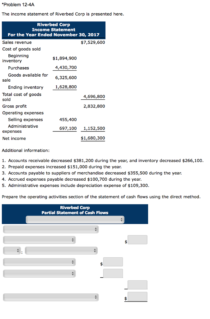 Income Statement Example Wiley Plus
