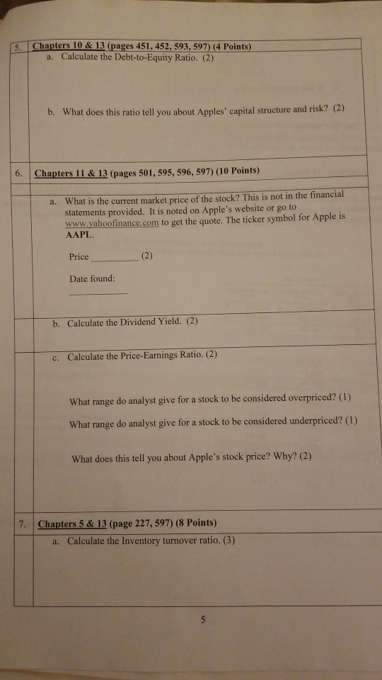 Solved ial Statement Analysis ACC 101-Financial Accounting | Chegg.com