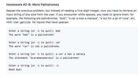Solved C++ problem, please don't use void & string | Chegg.com