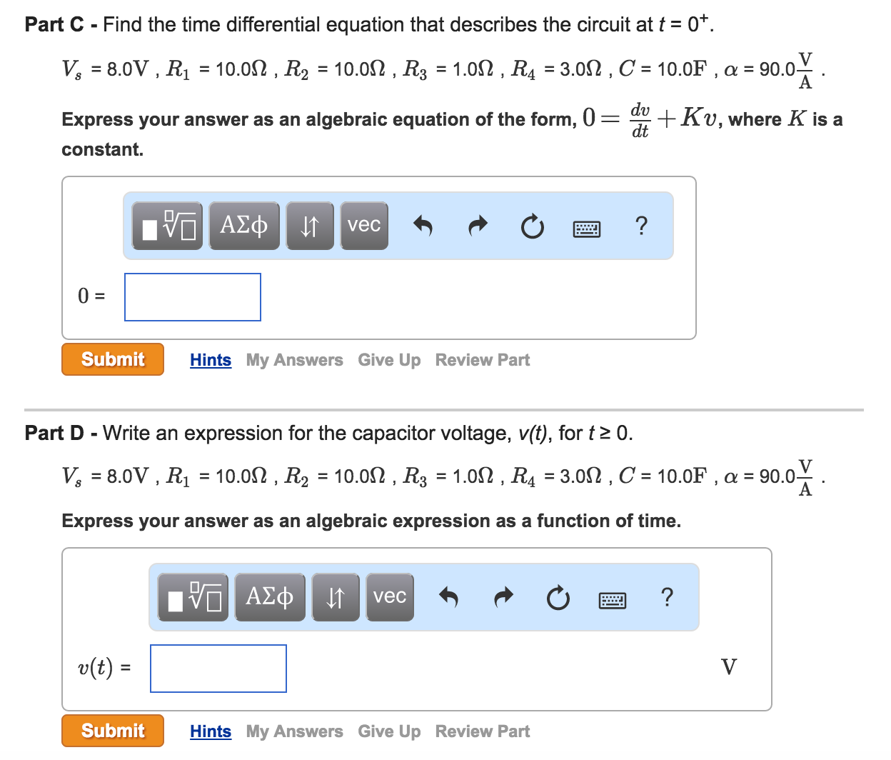 To Analyze An Rc Circuit With A Dependent Source That