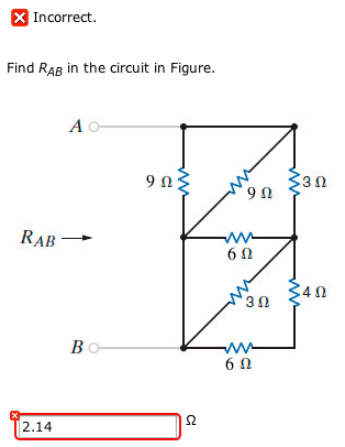 Solved Find RAB in the circuit in Figure. | Chegg.com