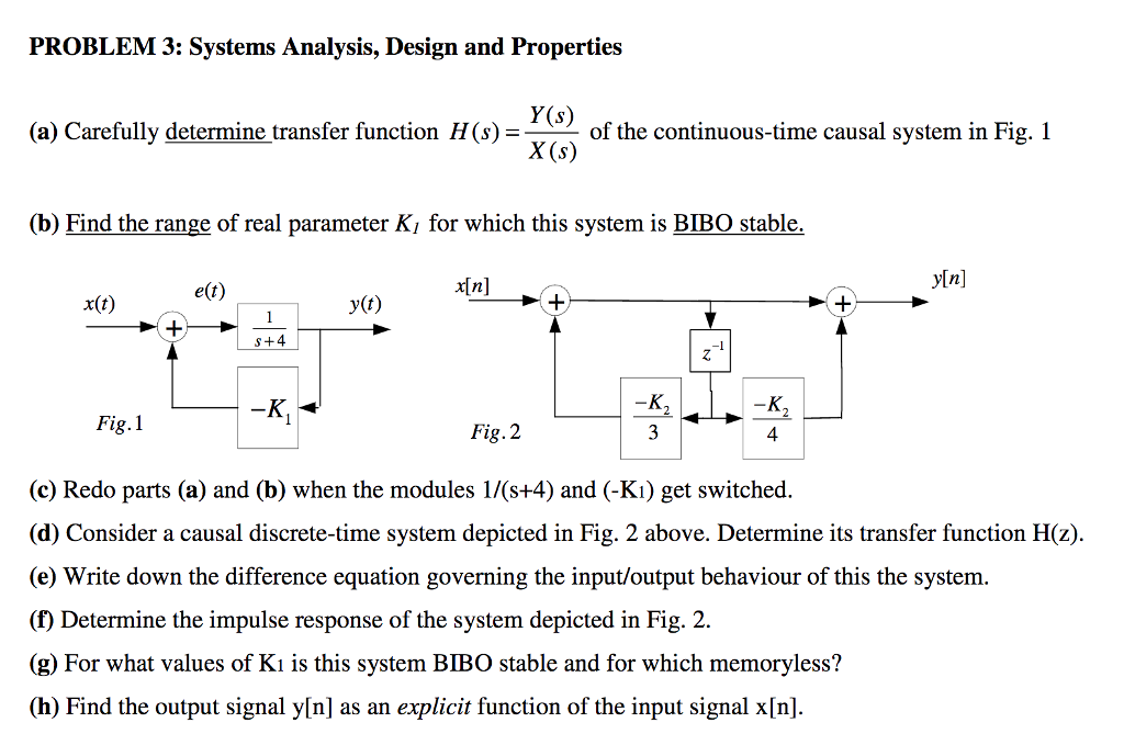 Solved (a) Carefully determine transfer function H(s) = Y | Chegg.com