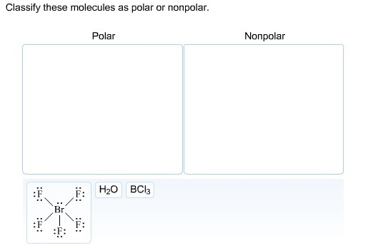 Solved Classify these molecules as polar or nonpolar | Chegg.com