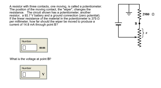 Solved A resistor with three contacts, one moving, is called | Chegg.com