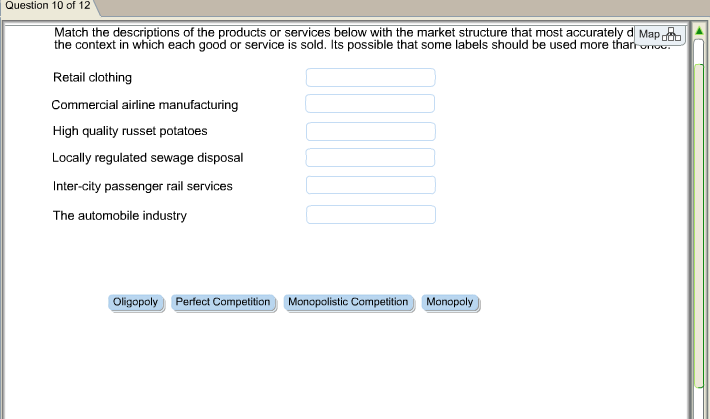 Solved Match the descriptions of the products or services | Chegg.com