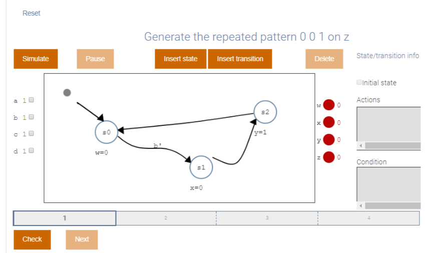 Reset Generate the repeated pattern 00 1 onz | Chegg.com