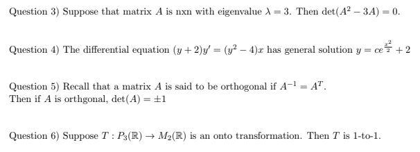 Solved Are these statementd true or false? There should be 1 | Chegg.com