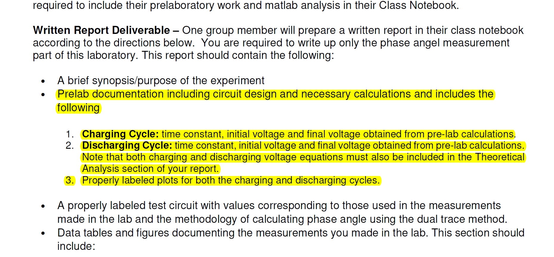 Solved Laboratory 3 - Single Time Constant (STC) Electrical | Chegg.com