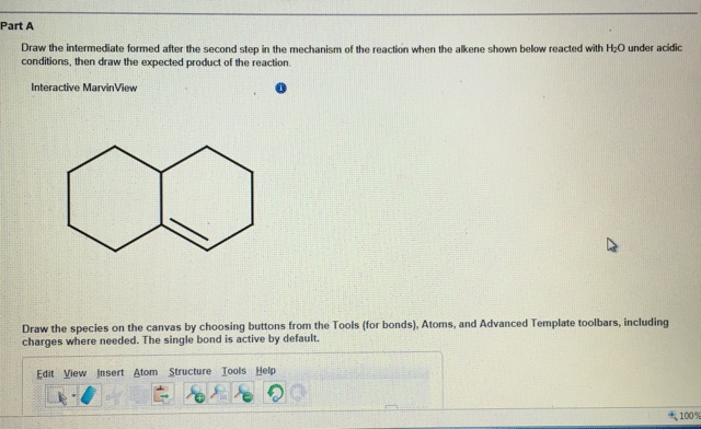 Solved Draw the intermediate formed alter the second step in | Chegg.com