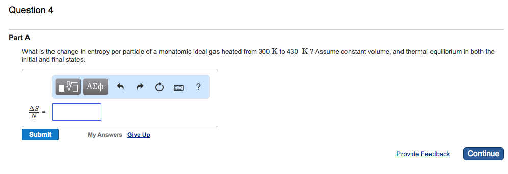 Solved 1. what is the change in entropy per particle | Chegg.com