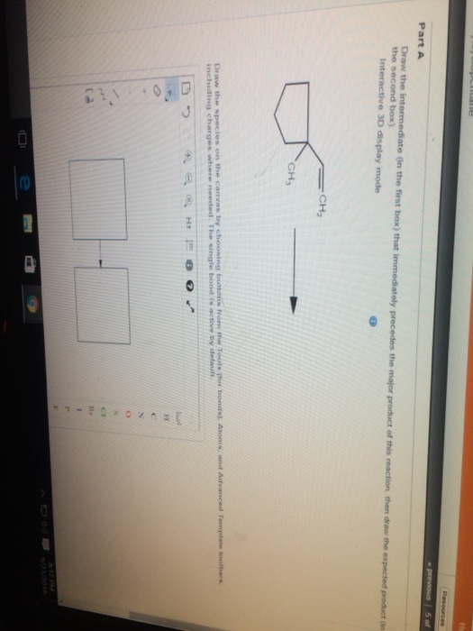 Solved Draw the intermediate (in the first box) that | Chegg.com