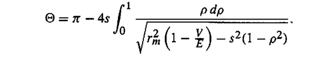 Theta = pi - 4s integral^1_0 rho d rho/ Squareroot | Chegg.com