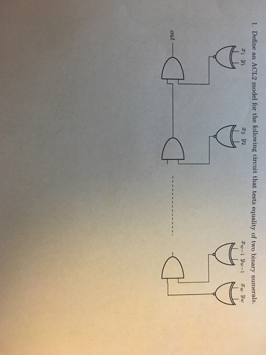 Solved Define an ACL2 model for the following circuit that | Chegg.com
