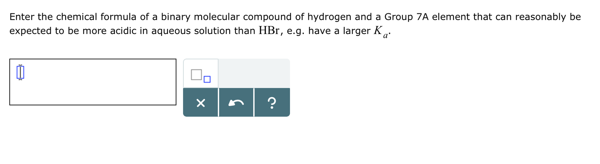 Solved Enter the chemical formula of a binary molecular | Chegg.com