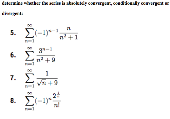 Solved Determine whether the series is absolutely | Chegg.com