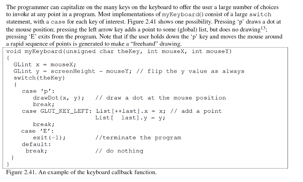 Solved COMPUTER GRAPHICS --- The Figures just a hint to | Chegg.com