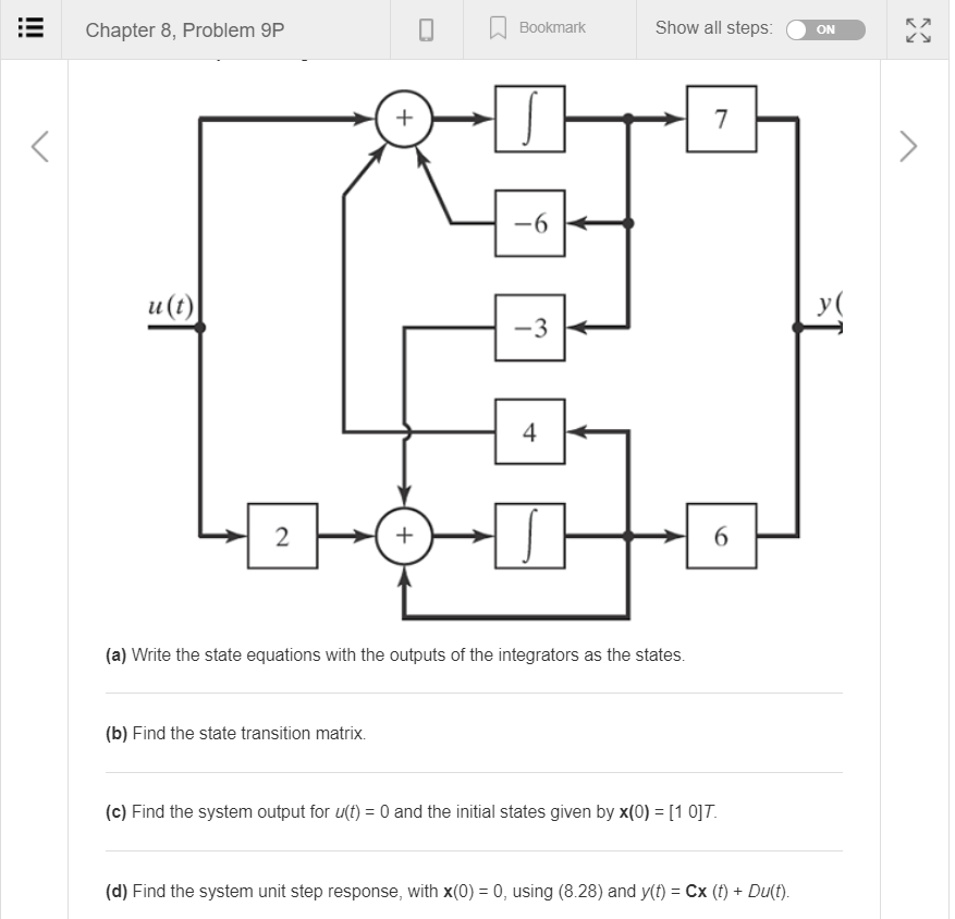 Solved Chapter 8, Problem 9P Bookmark Show all steps: ON | Chegg.com
