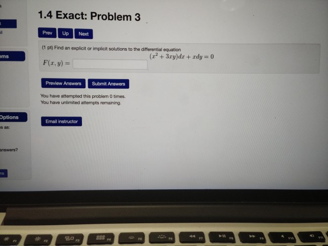 Solved Find an explicit or implicit solutions to the | Chegg.com