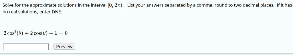 Solved Solve for the exact solutions in the interval [0, | Chegg.com