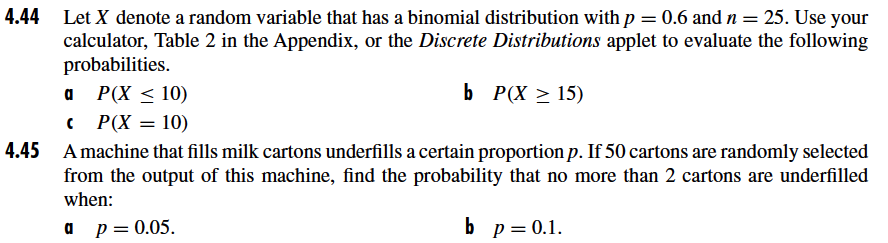 Solved 4.44 Let X denote a random variable that has a | Chegg.com