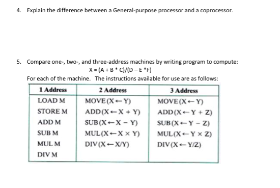 Solved Explain the difference between a General-purpose | Chegg.com
