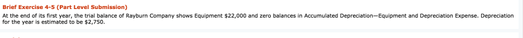 Solved Brief Exercise 4-5 (Part Level Submission) At the end | Chegg.com