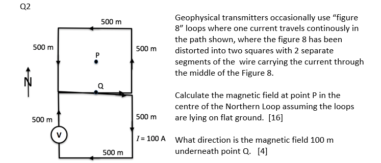 Solved Geophysical transmitters occasionally use "figure | Chegg.com