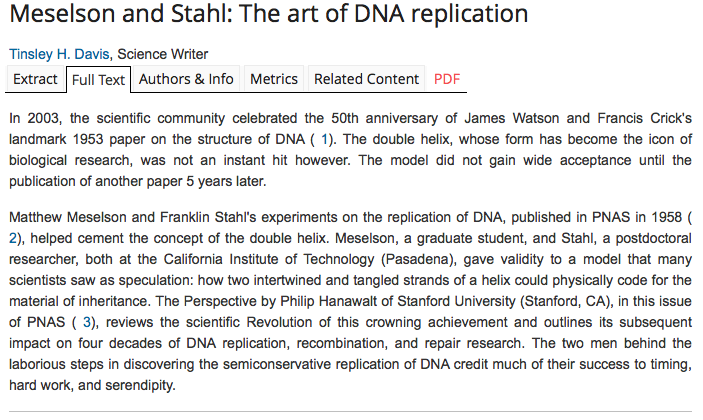 Solved Meselson and Stahl: The art of DNA replication | Chegg.com