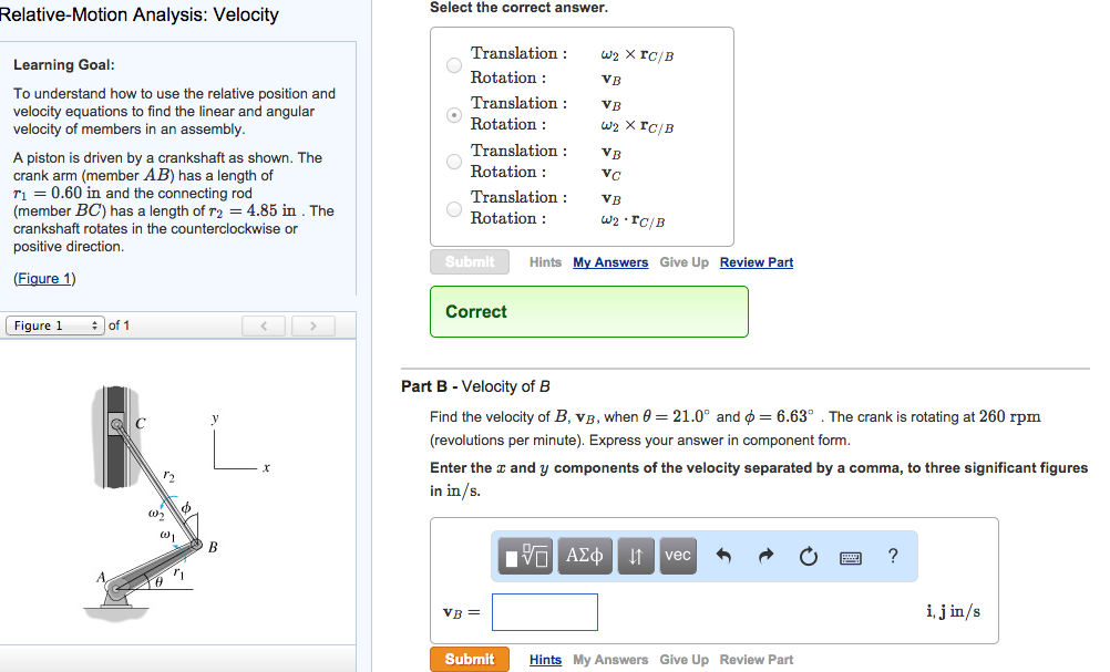 Solved Relative Motion Analysis Velocity Learning Goal To