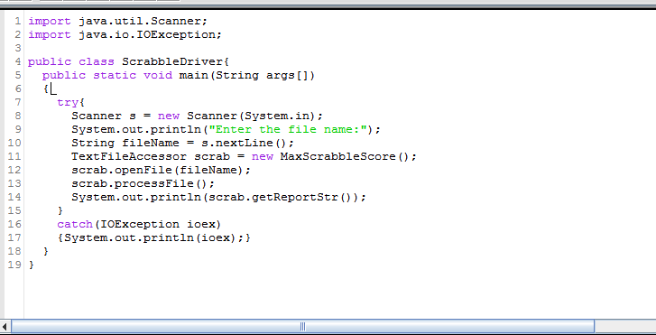 Solved Programming Project: Max Scrabble Score The board | Chegg.com