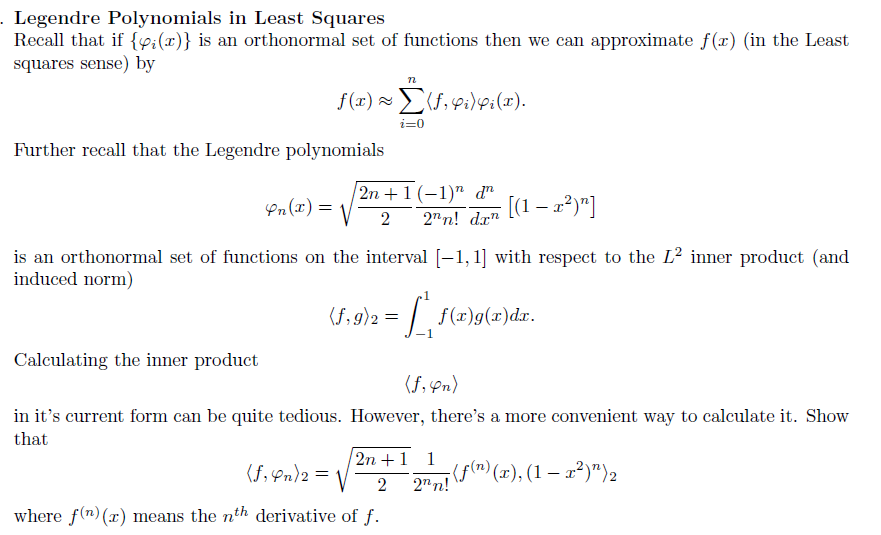 Solved Recall that if {Psi_i(x)) is an orthonormal set of | Chegg.com