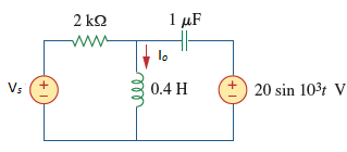 Solved Use mesh analysis to find the output current Io in | Chegg.com