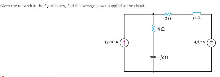 Solved Given the network in the figure below find the | Chegg.com