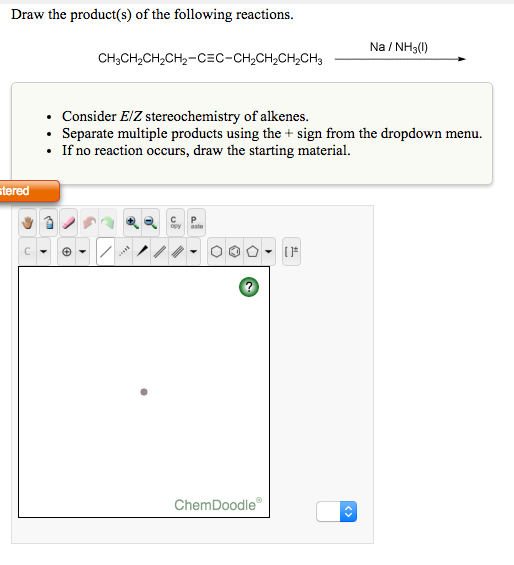 Solved Draw the product(s) of the following reactions. | Chegg.com