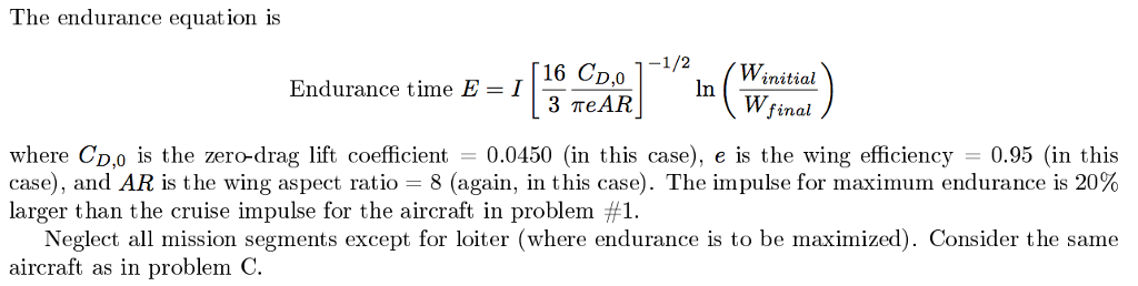 The endurance equation is 16 1/2 D,0 Win Endurance | Chegg.com