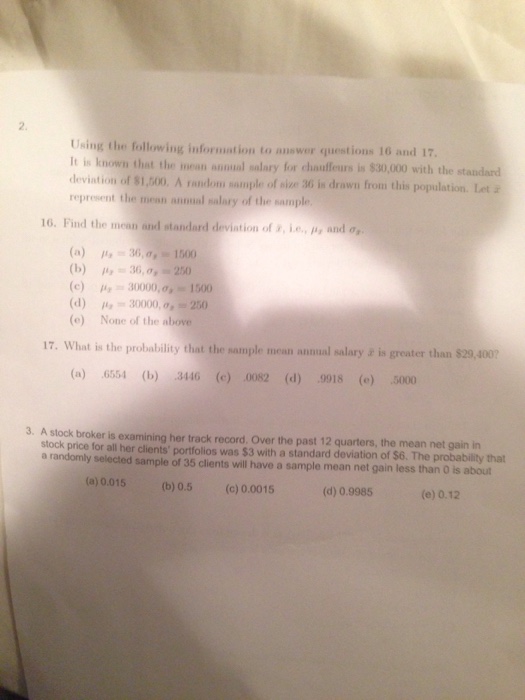 Solved Using the following information in answer questions | Chegg.com