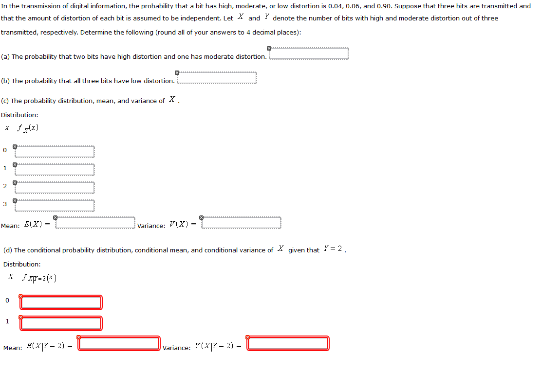 Solved In the transmission of digital information, the | Chegg.com