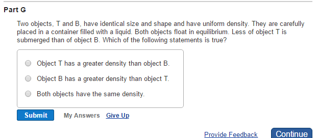 Solved n object is placed in a fluid and then released. | Chegg.com