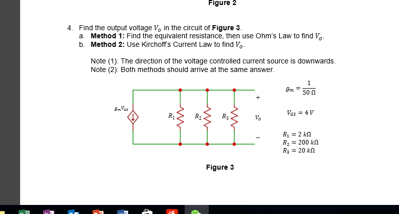 Solved Find the output voltage V_o in the circuit of Figure | Chegg.com