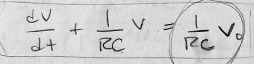 Solved 1. Solve the charging RC circuit differential | Chegg.com