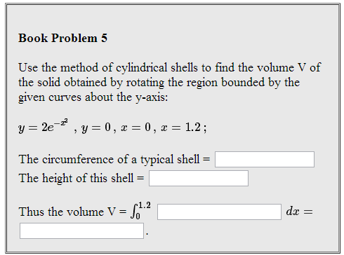 Solved Use the method of cylindrical shells to find the | Chegg.com