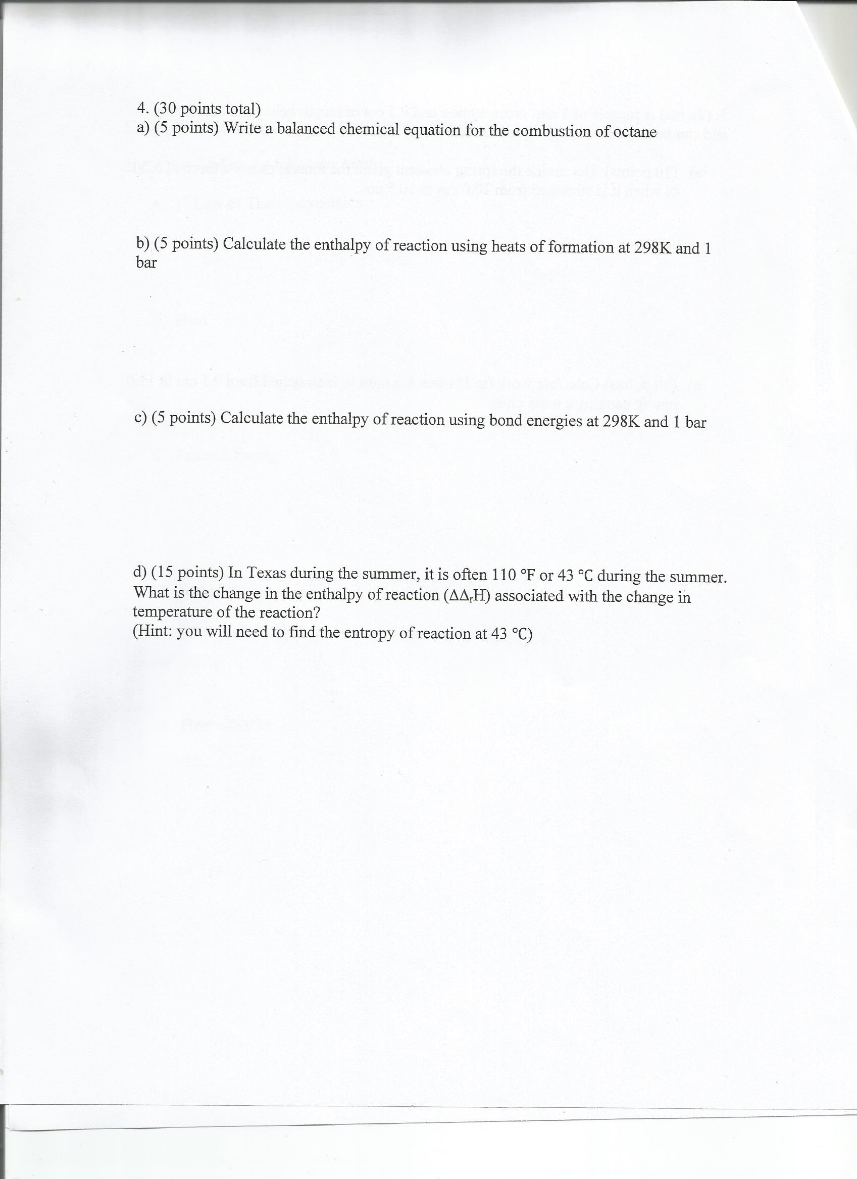 Solved Write A Balanced Chemical Equation For The Combustion