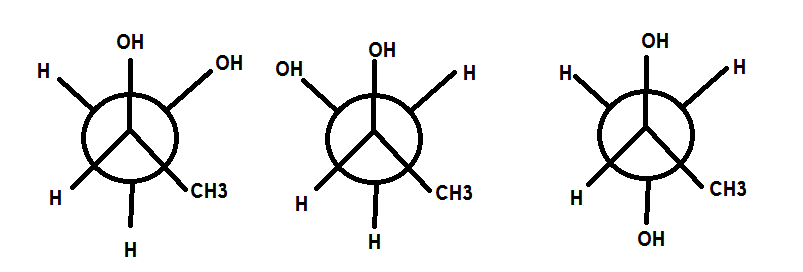Solved These are three newman projections of propylene | Chegg.com