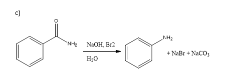 Solved c) NH2 N2 NaOH, Br2 + NaBr +NaCO3 H20 | Chegg.com