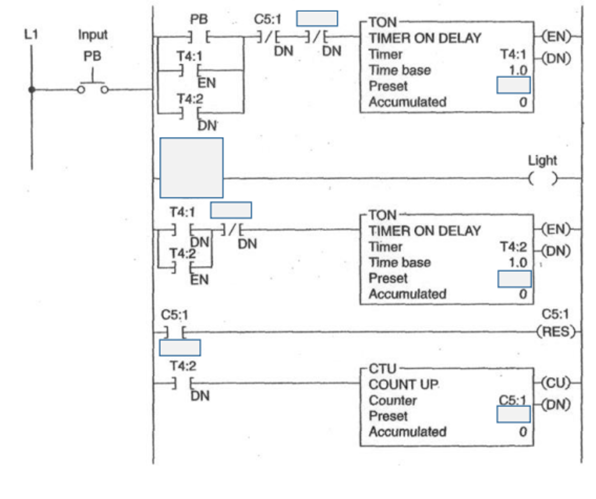 Solved Write a program to operate a light according to the | Chegg.com